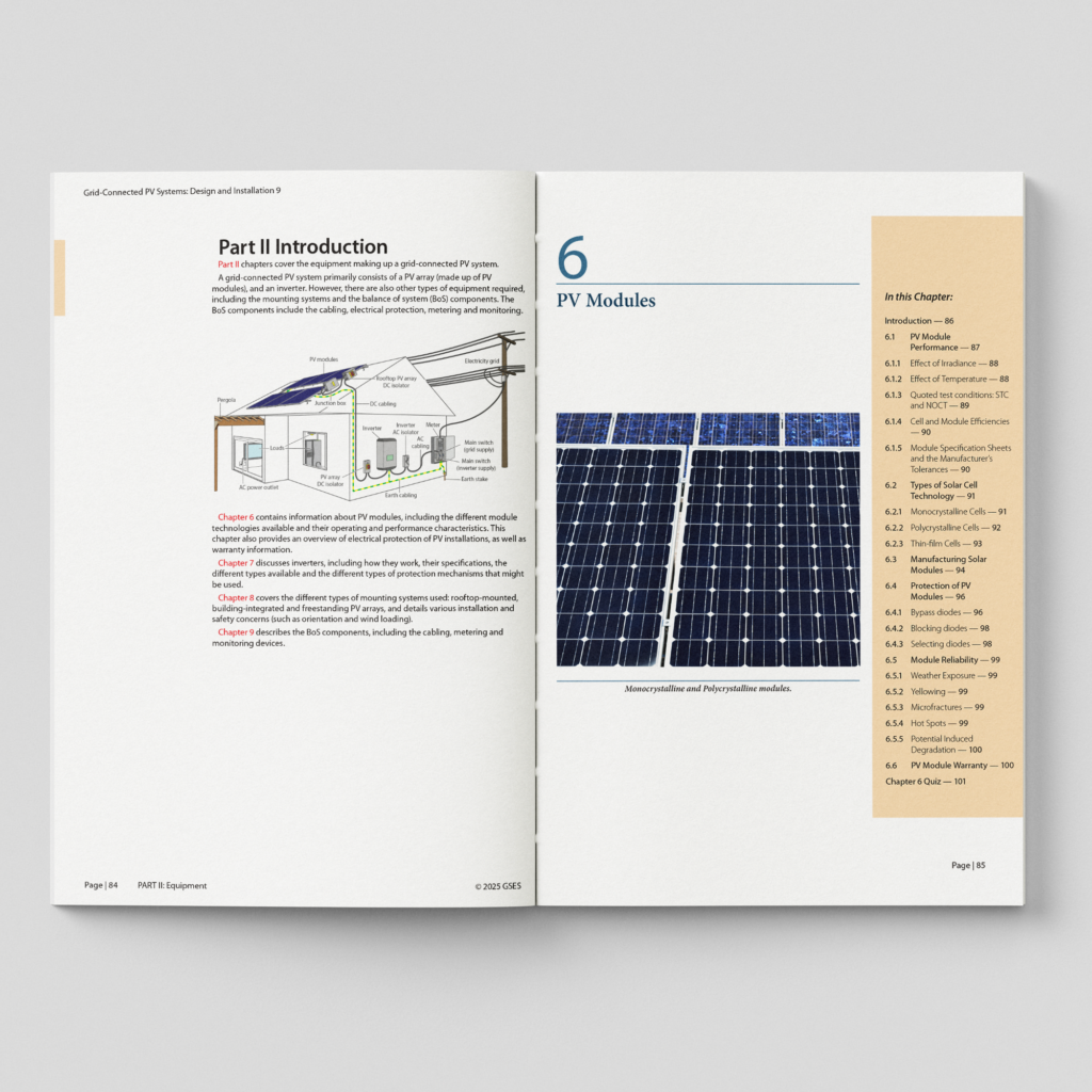 Grid-Connected Solar PV Systems Design & Installation | 8th Ed. Hardcopy