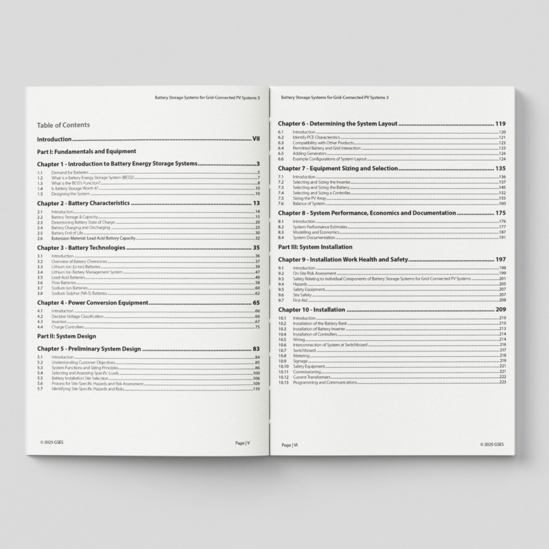 Grid-Connected Solar Battery Systems Book | 2nd Ed. Hardcopy