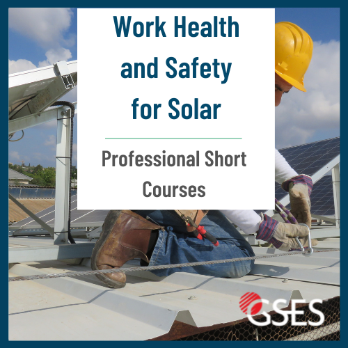 Work Health and Safety for Solar - GSES