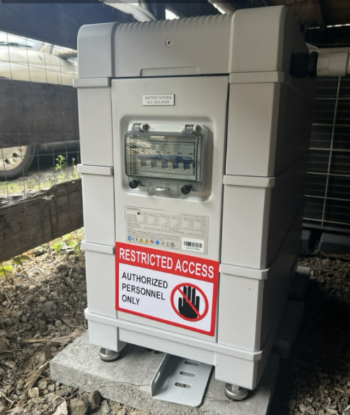 Habitable Rooms and Restricted Locations for Battery Installation - GSES